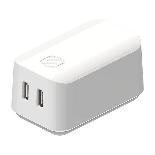 scosche PowerVolt PD35 USB Type-C Wall Charger, White (HPDCC35WT-SP) | Staples