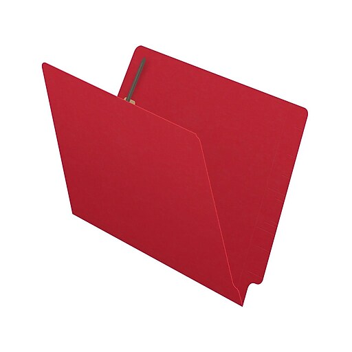 Medical Arts Press Reinforced End Tab File Folder, Straight Cut, Letter ...