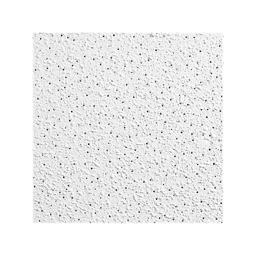 Armstrong GEORGIAN Beveled Tegular Edge Ceiling Tile, 24" x 24", White ...
