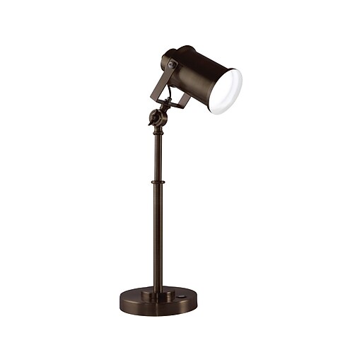 OttLite Restore LED Desk Lamp, 22", Rubbed Bronze (CS01RB9-SHPR) | Staples