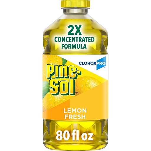 Pine-Sol Multi-Surface Cleaner/Degreaser, Lemon Fresh Scent, 80 Fl. Oz ...