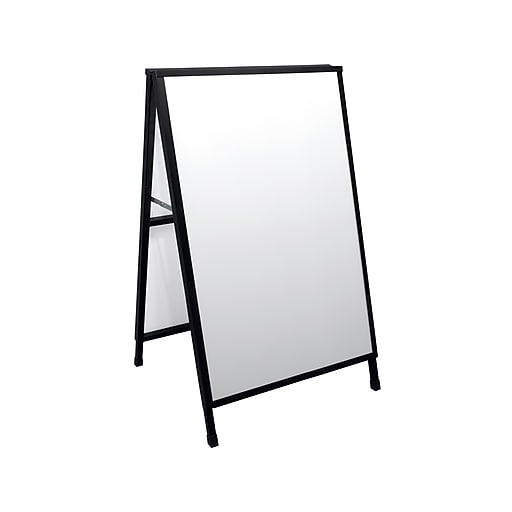 Excello Global Products Indoor/Outdoor A-Frame Sidewalk Sign, 24" x 36 ...