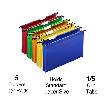 Plastic Hanging File Folders | Staples