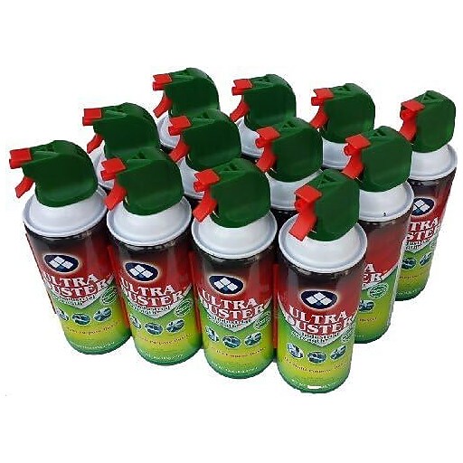 Ultra Duster Industrial Strength Compressed Air Duster Cleaner 10 oz ...