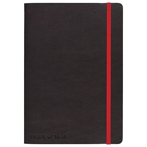 Black N' Red 1-Subject Professional Notebooks, 5.75" x 8.25", Wide ...