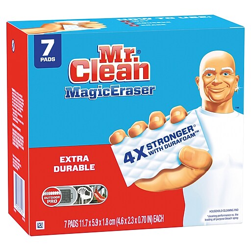 Mr. Clean Magic Eraser Extra Durable White Scouring Pad, 7/Pack (69522 ...