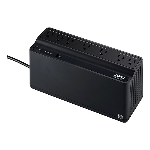 APC Back-UPS 650VA 7-Outlet Battery Backup & Surge Protector, Black ...