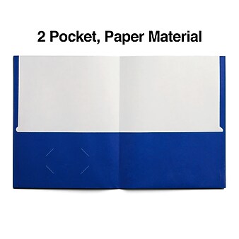 Blue Pocket Folders | Staples
