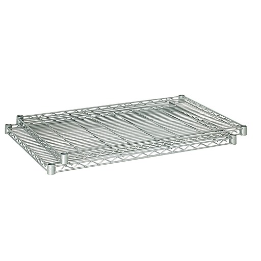 Safco Industrial 2-Shelf Metal Extra Shelf Pack, 36", Metallic Gray ...