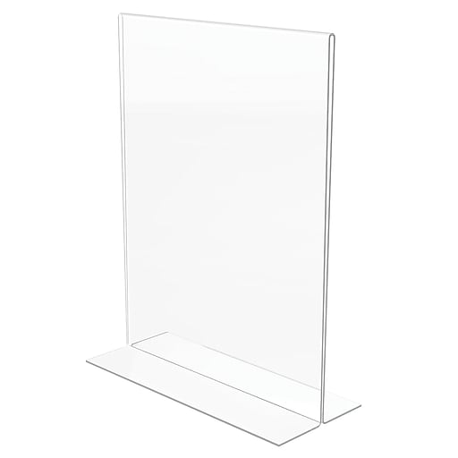 Deflect-O Image Document Holder, 8.5" x 11", Vertical, Table Top, Clear ...