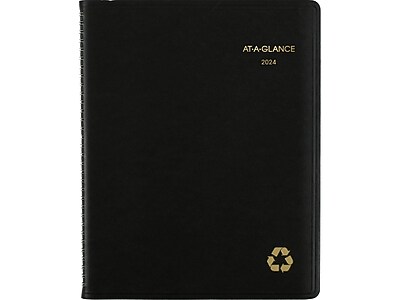 2024 AT-A-GLANCE 8.25" x 11" Weekly & Monthly Appointment Book Planner ...