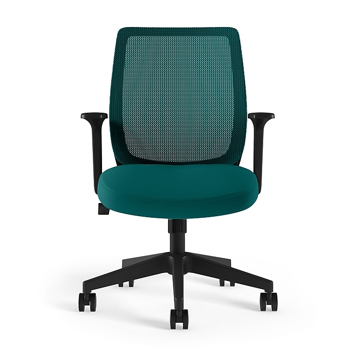 Teal rolling chair store