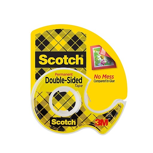 Scotch Removable Double Sided Tape with Dispenser, 3/4" x 11.11 yds ...