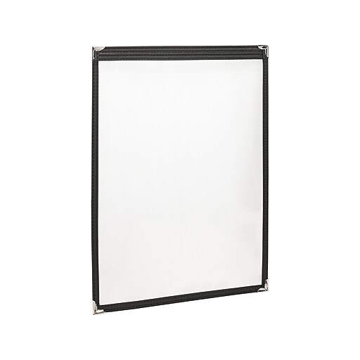 Excello Global Products Document Holder, 8.5" x 11", Vertical, Black ...