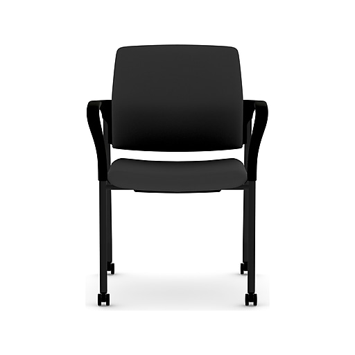 HON Ignition Fabric Multipurpose Stacking Chair, Black (HIGS6.F.H.U ...