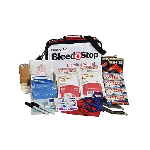 MobileAid BleedStop Double Bleeding Control & Gunshot Wound 2-Person ...