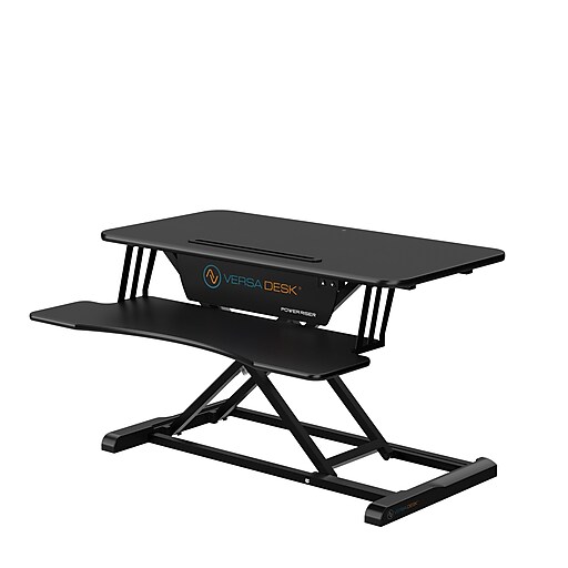 VersaDesk Power Riser 32"W Electric Adjustable Standing Desk Converter ...
