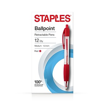 Staples Red Pens | Staples