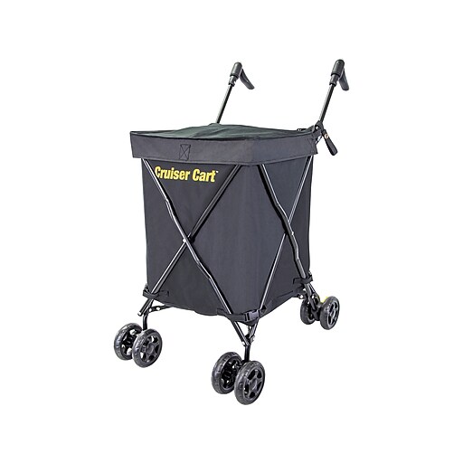 Dbest Cruiser Cart Steel Mobile Folding Utility Cart with Swivel Wheels ...