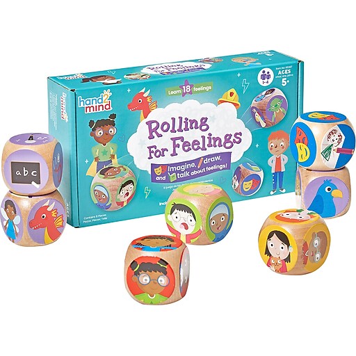 hand2mind Rolling the Feelings Board Game (95387) | Staples