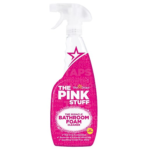 The Pink Stuff The Miracle Bathroom Foam Cleaner, 25.4 Oz. (82383 ...