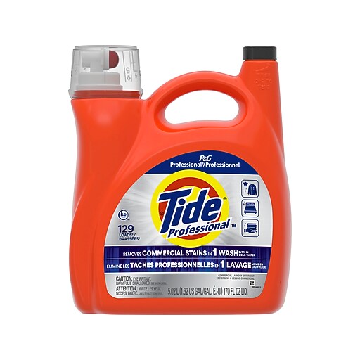 Tide Professional HE Liquid Laundry Detergent, 129 Loads, 170 Fl. Oz ...