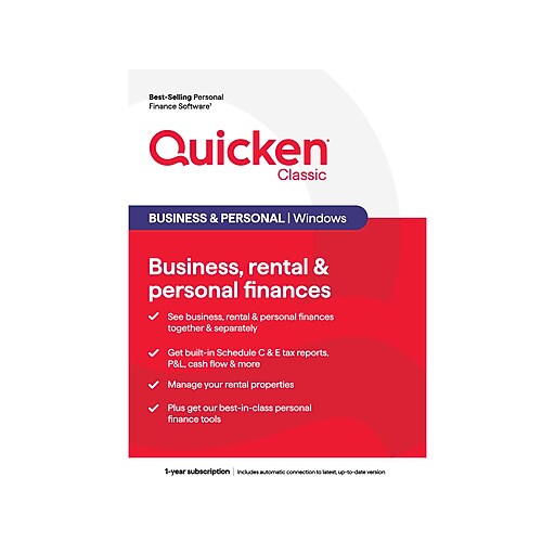 Quicken Classic Business & Personal for 1 User, Windows/Android/iOS ...