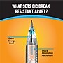 BIC Break Resistant Lead Refill, 0.7mm, 36/Leads (LMV7PR42-AST) | Staples