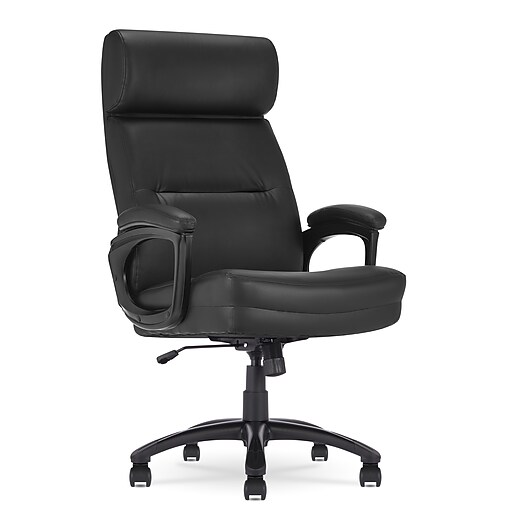 Serta Comfort Big & Tall Ergonomic Bonded Leather Swivel Executive ...