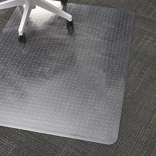 Staples®Carpet Chair Mat with Lip, 36" x 48'', Low-Pile, Clear (20229 ...
