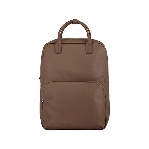 Bugatti Pure Laptop Backpack, Medium, Brown (BKP2466BU-BROWN) | Staples