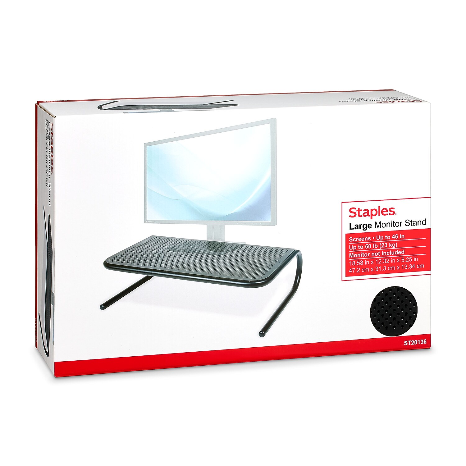 Staples Large Steel Monitor Stand Holds up to 70 Lbs for sale online | eBay