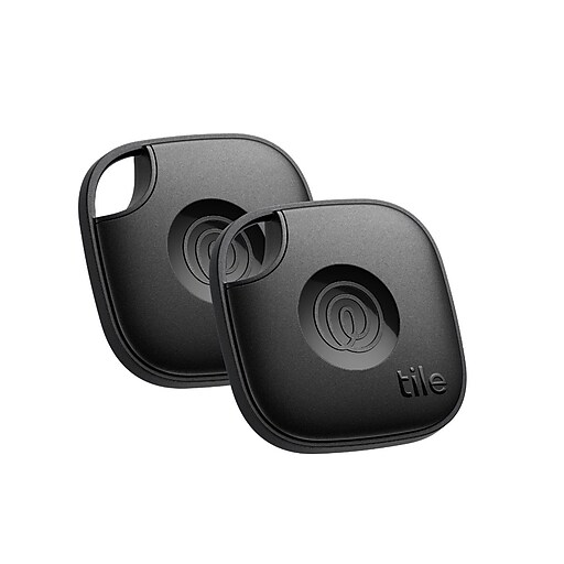 Life360 Tile Mate Bluetooth Tracker, Black, 2/Pack (RE-60012) | Staples