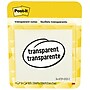 Post-it Transparent Notes, 2-7/8" x 2-7/8", 36 Sheets/Pad, 1 Pad/Pack ...