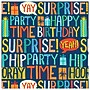 Party City Birthday Surprise Gift Wrap, 12.5' x 30", Multicolored ...