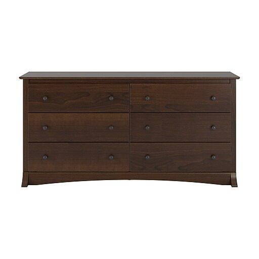 Prepac Fremont 29" 6-Drawer Dresser, Espresso (EDC-6330-K) | Staples