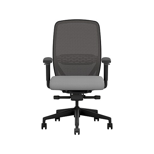 HON Nucleus Fabric/Mesh Swivel Task Chair, Frost/Black (HNR1KD.Y2.STC.A ...