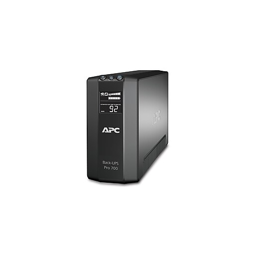 APC Power-Saving Back-UPS Pro 700VA Battery Backup , 6-Outlets, Black ...