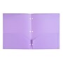 3-Hole Punched 2-Pocket Presentation Folder, Lilac (58544) | Staples