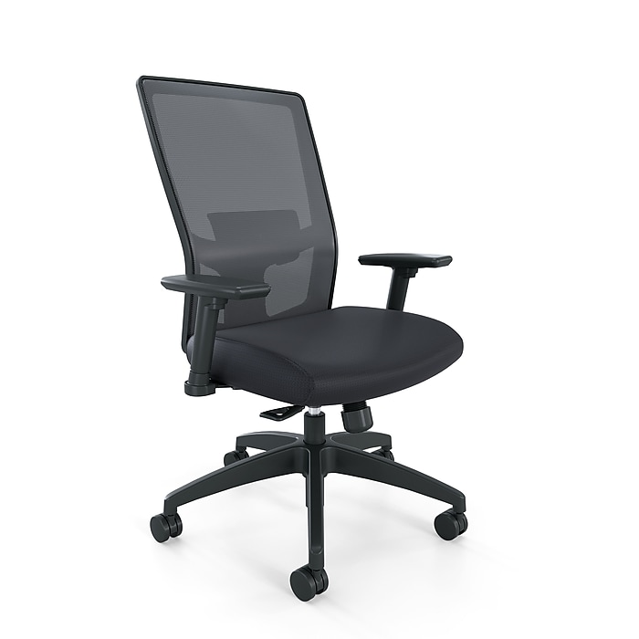 Staples marrett mesh and fabric task chair black store