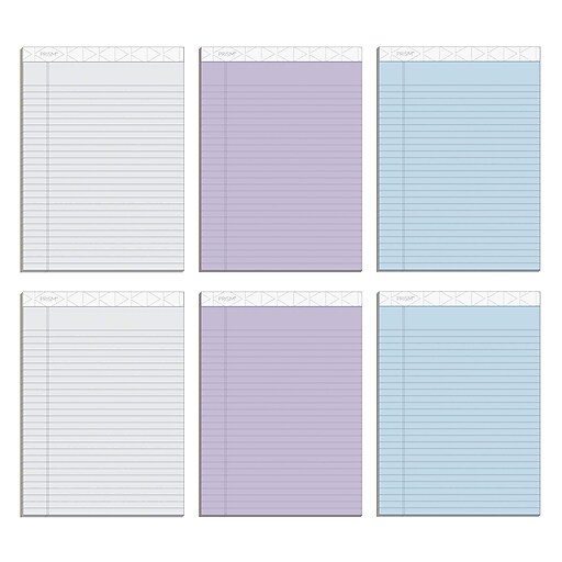 TOPS Prism Notepad, 8.5" x 11.75", Wide Ruled, Assorted, 50 Sheets/Pad ...