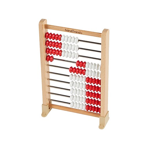 hand2mind 100-bead Mini Rekenrek, Multicolor (93430) | Staples