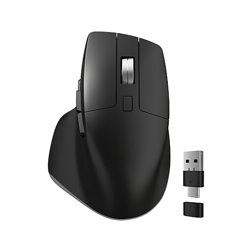 Delton S18 Wireless Optical Mouse, Black (DMS18-WB) | Staples