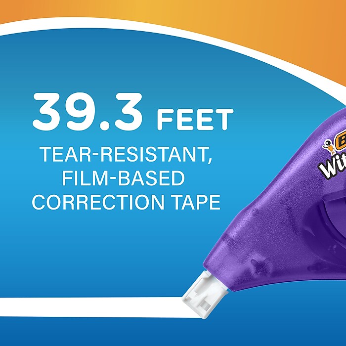Bic wite out redaction tape store