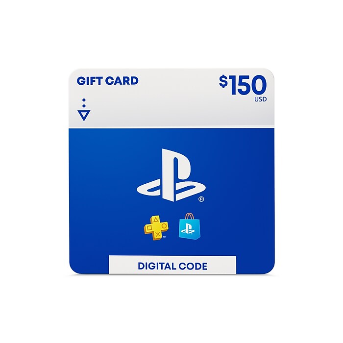 Sony PlayStation 150 Gift Card Email Delivery Staples