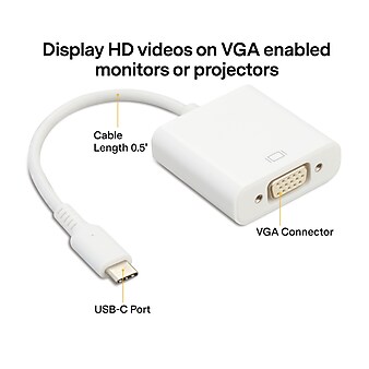 USB VGA Adapters & Splitters | Staples