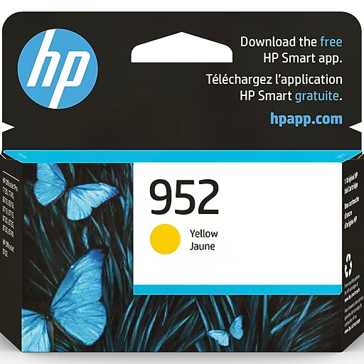 HP 952 Yellow Standard Yield Ink Cartridge, Print up to 630 Pages ...
