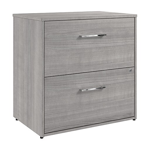 Bush Business Furniture Hustle 2 Drawer Lateral File Cabinet, Platinum ...