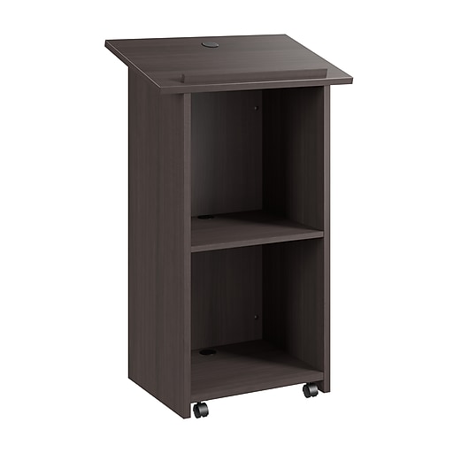 Bush Business Furniture Envision 48"H Podium Lectern, Storm Gray ...