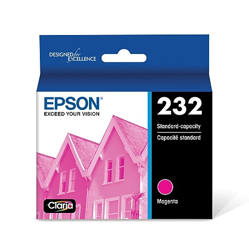 Epson 232 Magenta Standard Yield Ink Cartridge (T232320-S) | Staples